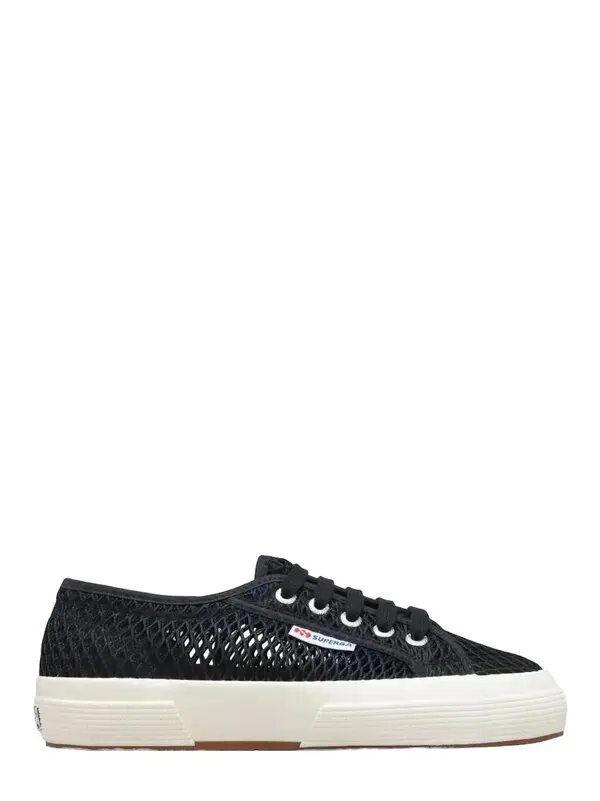Superga 2750 Mesh Lace-up Sneakers - Black