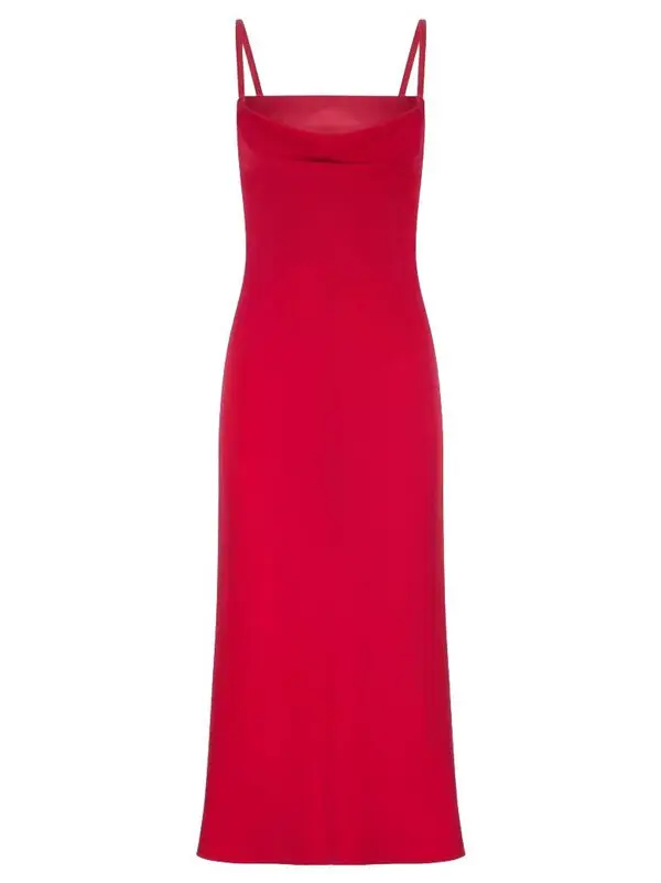 Max Mara Cady Midi Dress - Red