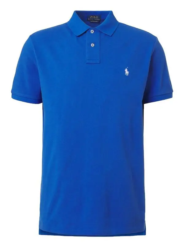 Polo Ralph Lauren Cotton Piqué Polo Shirt - Blue