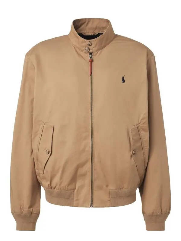 Polo Ralph Lauren Cotton Twill Zip-up Jacket - Brown