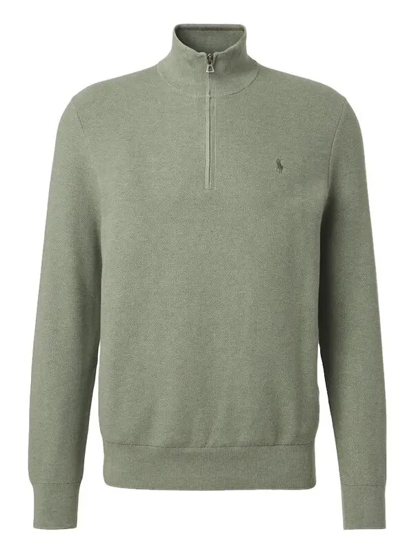 Polo Ralph Lauren Cotton Half-zip Sweater - Green