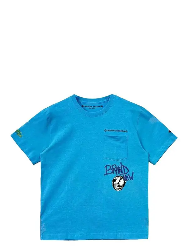 Chrome Hearts Crew-neck Short-sleeved T-shirt - Blue