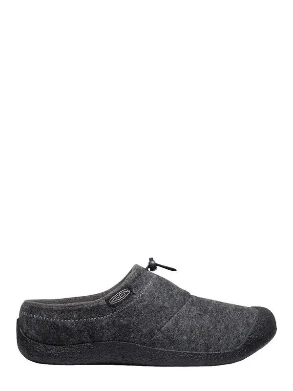 Keen Howser Iii Slide Slipper - Charcoal Grey Felt/black