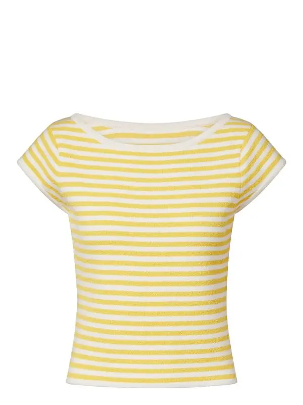 Posse Millie Striped Top - Yellow