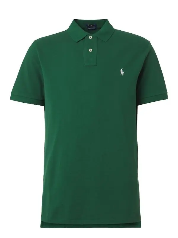 Polo Ralph Lauren Cotton Pique Polo Shirt - Green