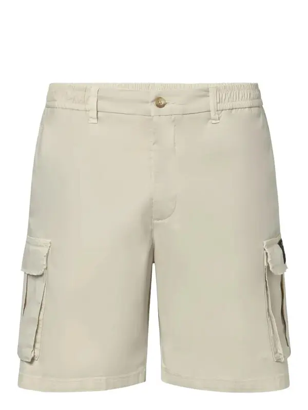 ECOALF Cotton Cargo Bermuda Shorts - Beige
