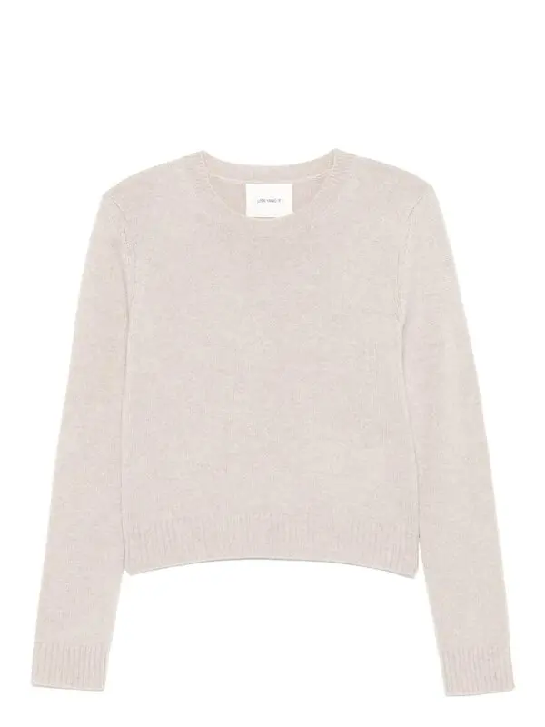 LISA YANG Mable Cashmere Crewneck Sweater - Beige