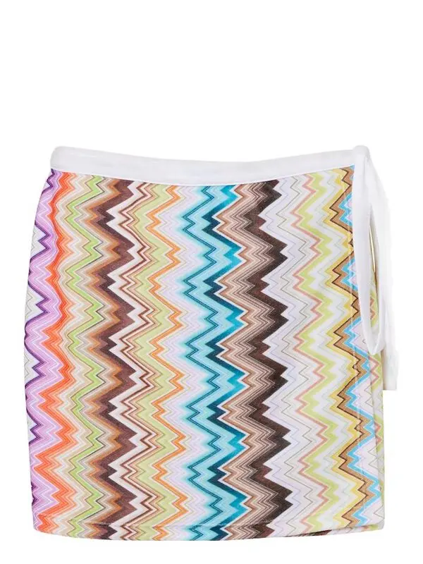 Missoni Zigzag Wrap Skirt - Multicoloured