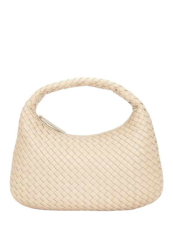 Bottega Veneta Veneta Bag - Ecru & Muse Brass