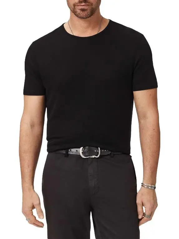 John Varvatos Stanley Broken Stitch T-shirt - Black