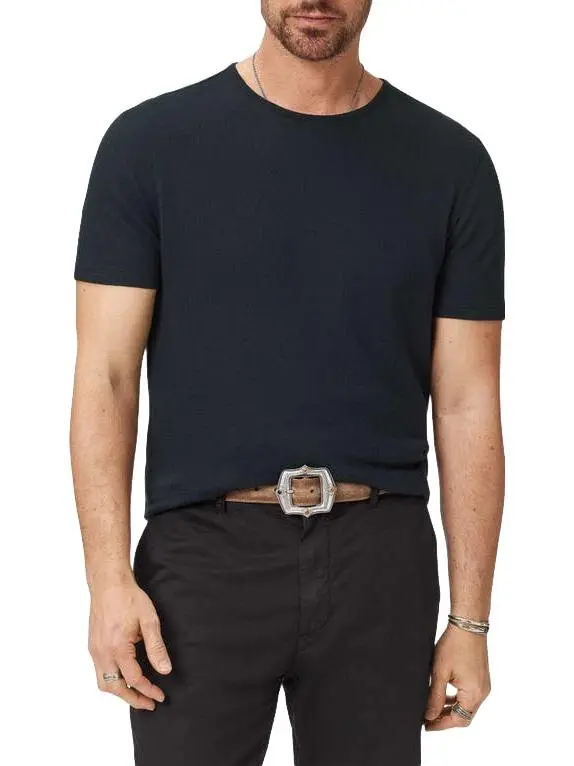 John Varvatos Stanley Broken Stitch T-shirt - Navy