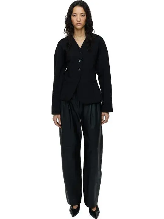 H&m Jersey Blazer - Black
