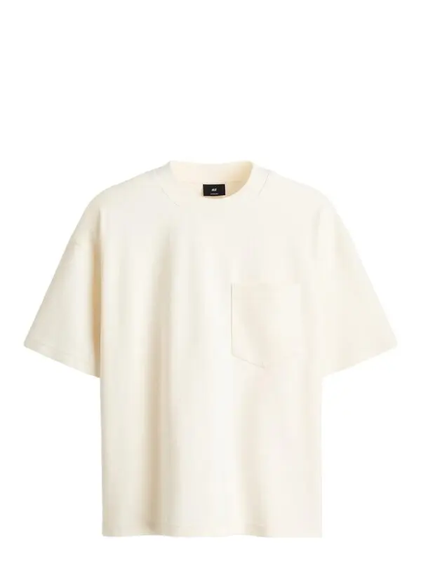 H&m Oversized Fit T-shirt - Cream