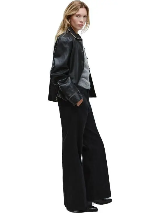 H&m Flared High Jeans - Black