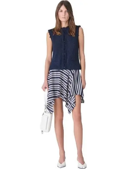 IRO PARIS Shanny Vest - Anchor Blue
