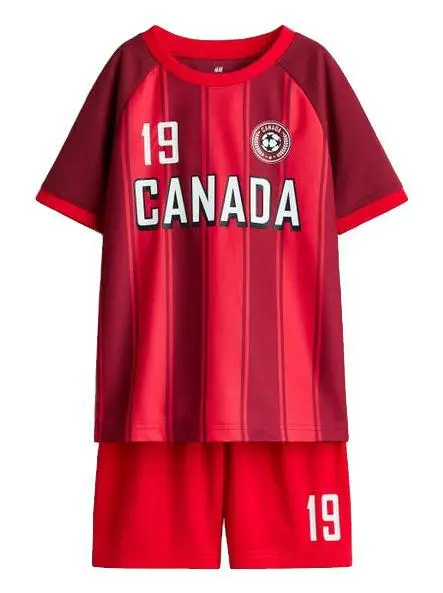 H&m Soccer Set - Red/canada