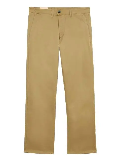 FORTELA Canvas Chino Trousers - Natural
