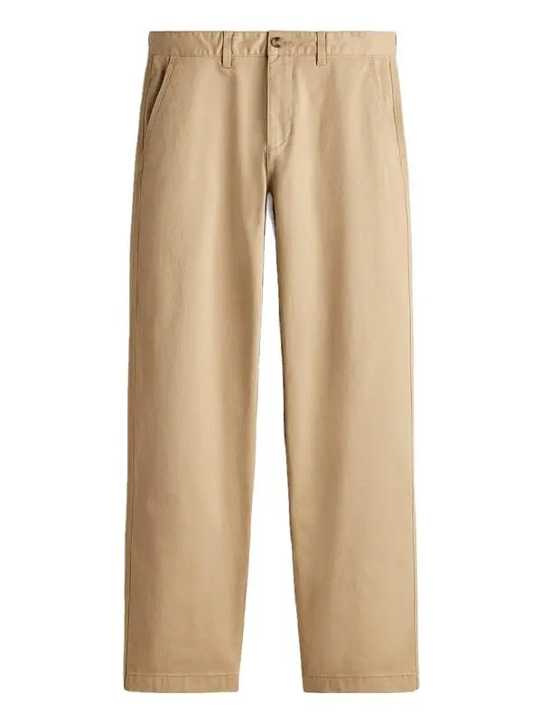 H&m Relaxed Fit Cotton Chinos - Beige