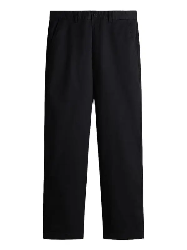 H&m Relaxed Fit Cotton Chinos - Black