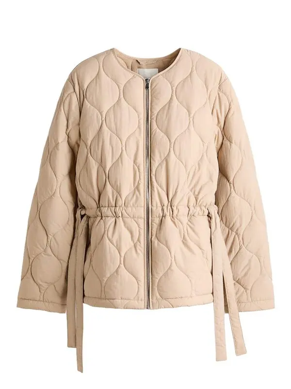 H&m Thermolite® Quilted Jacket - Light Beige