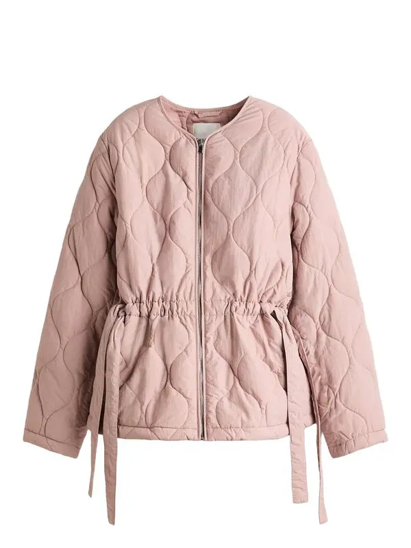 H&m Thermolite® Quilted Jacket - Light Dusty Pink