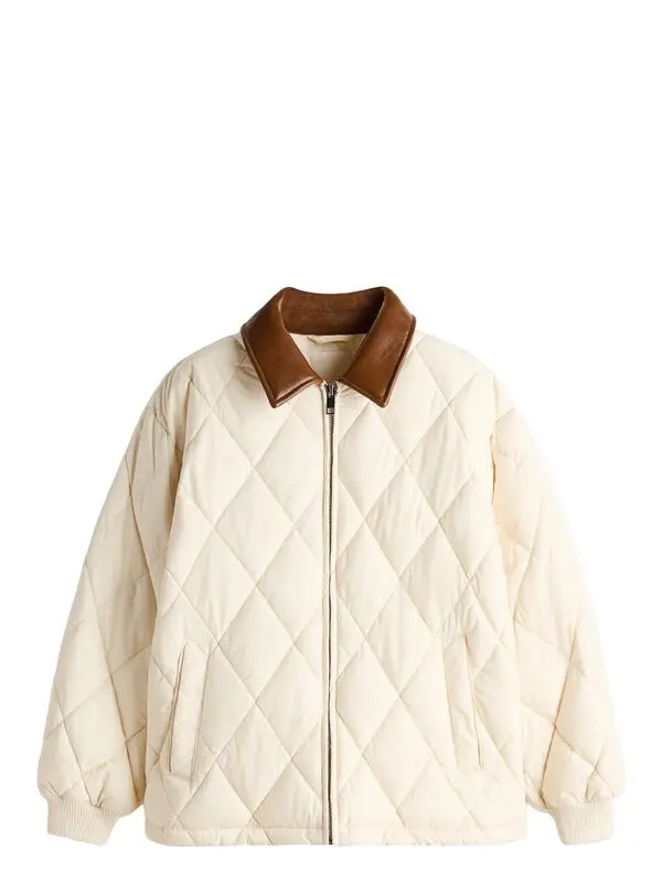 H&m Thermolite® Quilted Jacket - Light Beige
