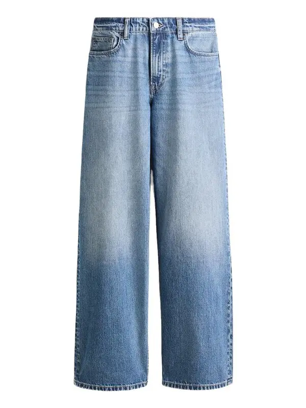 H&m Loose Fit Baggy Jeans - Light Denim Blue