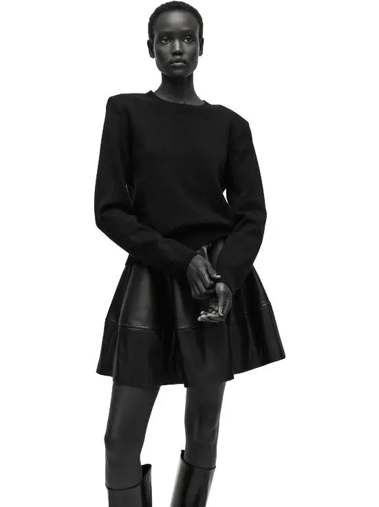 H&m Shoulder-pad Jumper - Black