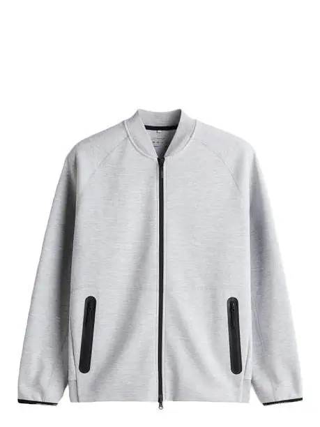 H&m Sports Bomber Jacket With Drymove™ Technology - Light Gray Melange