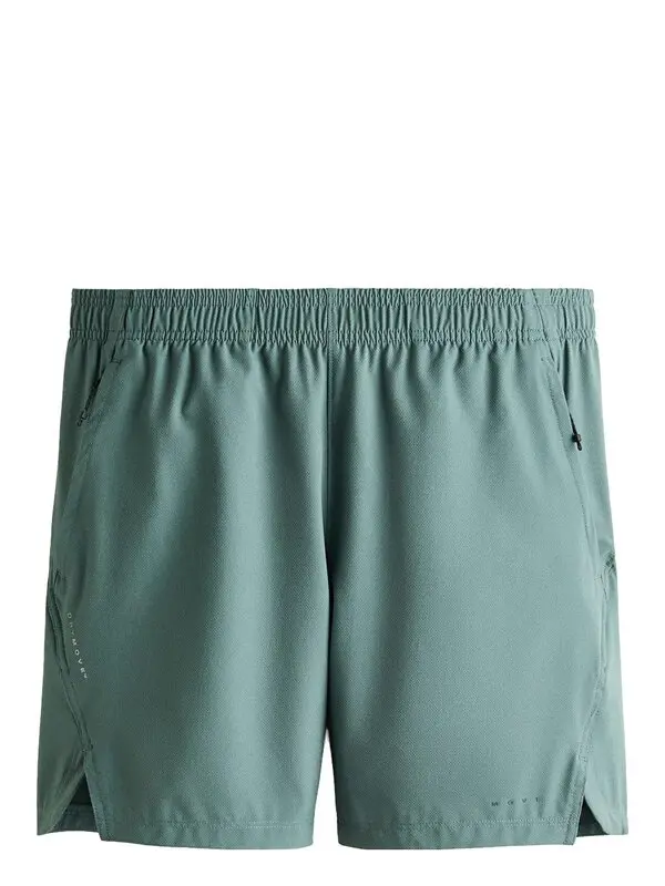 H&m Drymove™ Sports Shorts With Zip Pockets - Frosty Green
