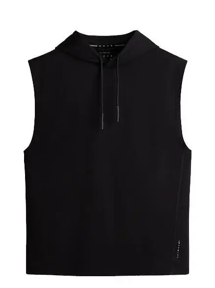 H&m Sleeveless Sports Hoodie With Drymove™ Technology - Black
