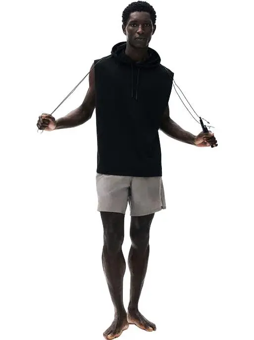 H&m Sleeveless Sports Hoodie With Drymove™ Technology - Black