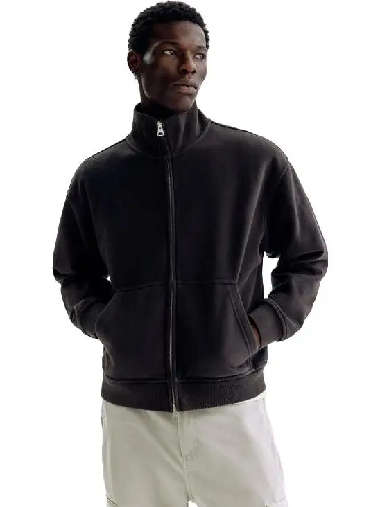 H&M Relaxed-fit Boxy Track Jacket - Black
