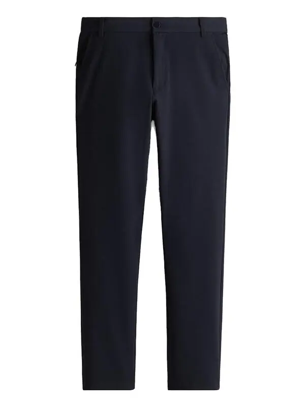 H&m Slim Fit Four-way Stretch Chinos - Navy Blue
