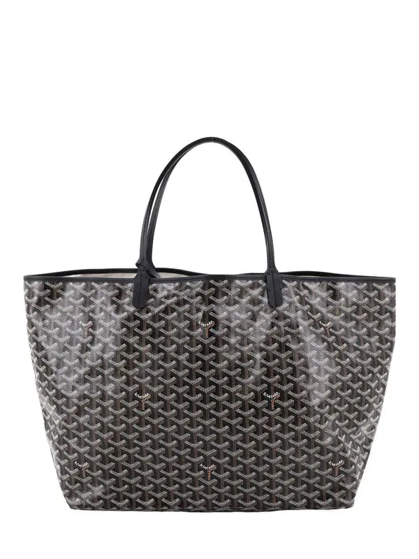 Goyard Anjou Reversible Tote Coated Canvas Gm - Black