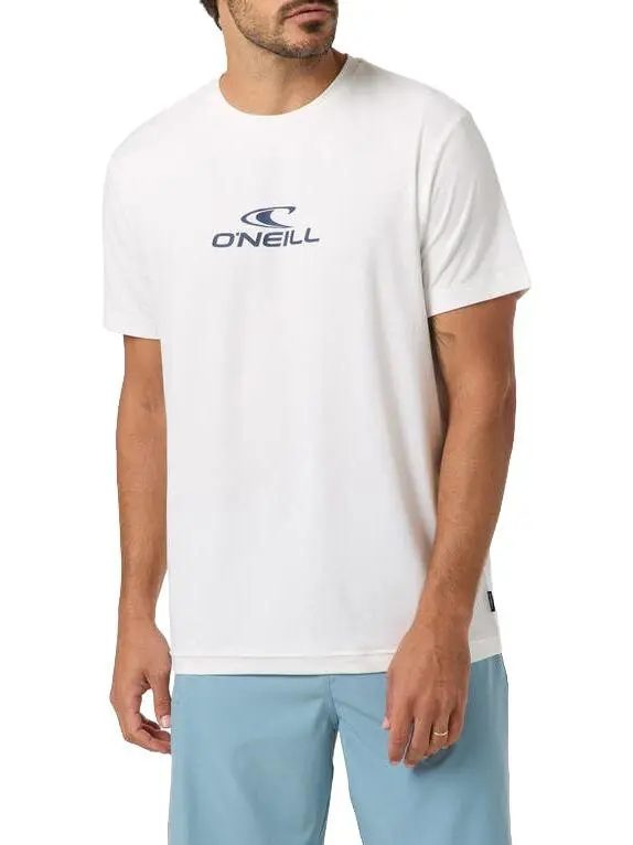 O'Neill Performance T-shirt With Upf 50+ Protection - White