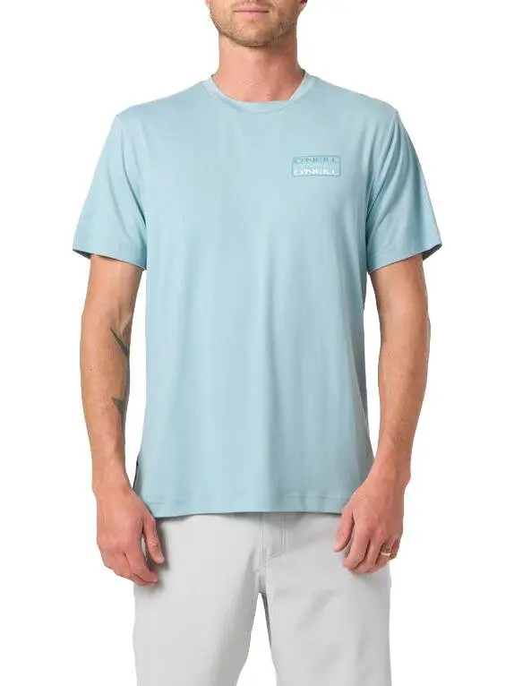 O'Neill Triple Stack Upf Performance T-shirt - Stone Blue