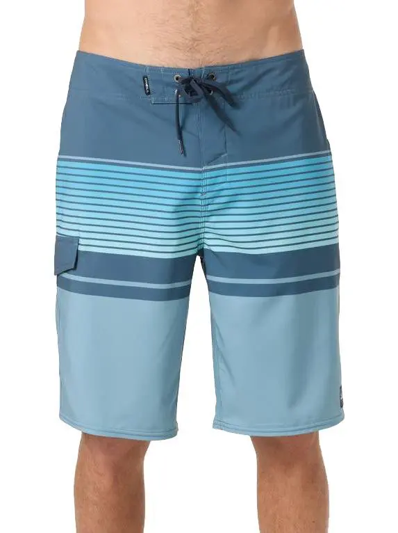 O'Neill Lennox Stripe Board Shorts - Lead
