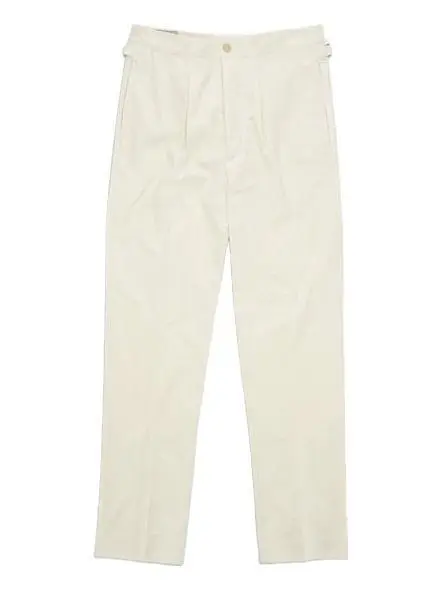 FORTELA Oklahoma Cotton Canvas Trousers - Ecru