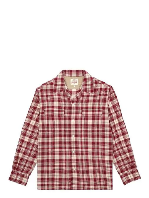 FORTELA Baker Tartan Check Shirt - Red