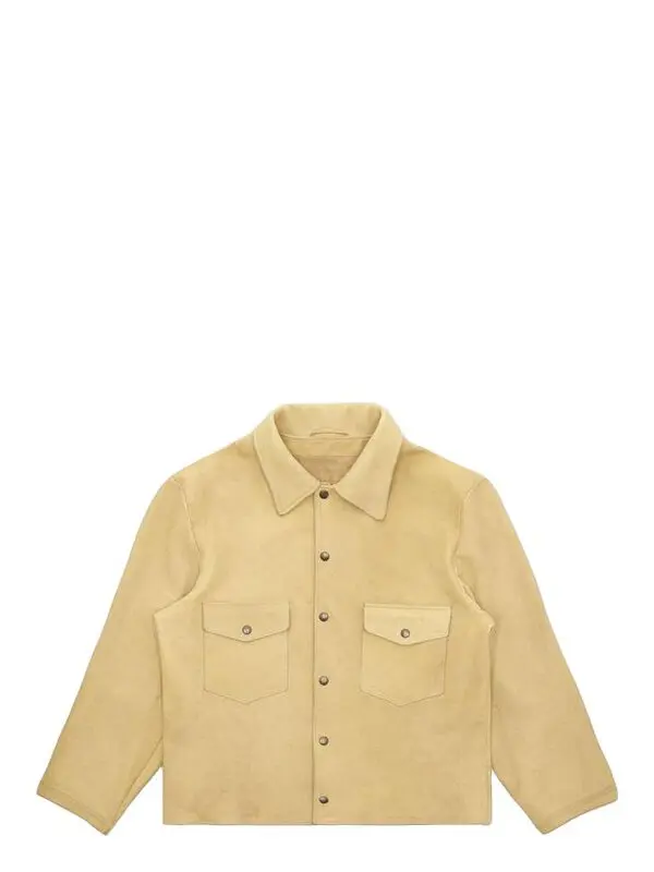 FORTELA Deerskin Leather Jacket - Cream
