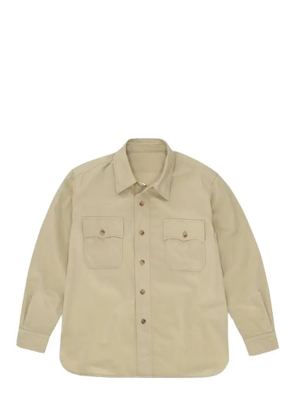 FORTELA Cpo 2.0 Cotton Drill Overshirt - Beige