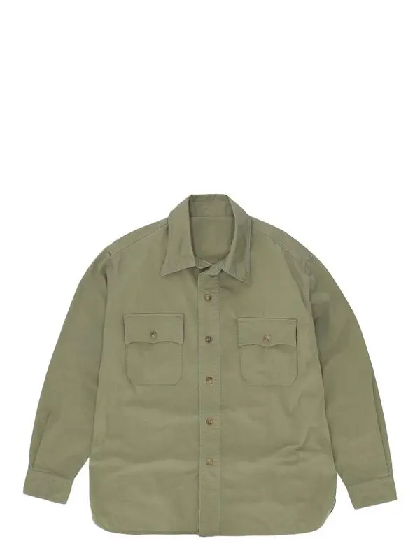 FORTELA Cpo 2.0 Cotton Drill Overshirt - Green
