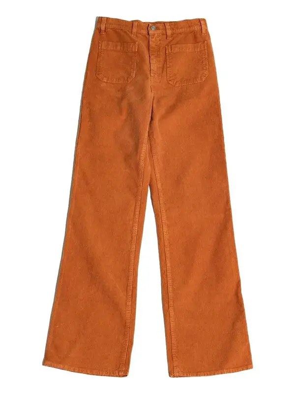FORTELA Janet Corduroy Boot-cut Trousers - Orange