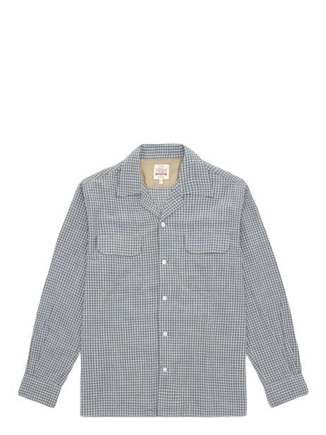 FORTELA Baker Vichy Check Shirt - Light Blue