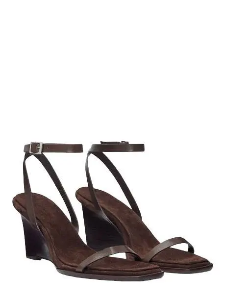 REFORMATION Lina Wedge Sandal - Boss Leather