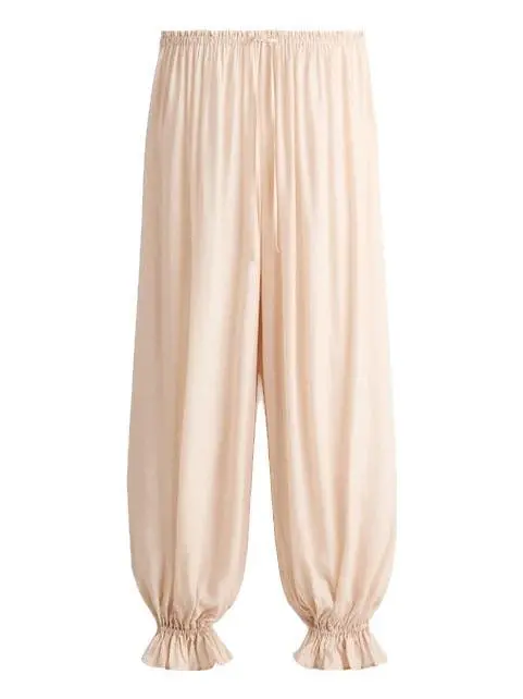 H&m Balloon Drawstring Trousers - Light Beige