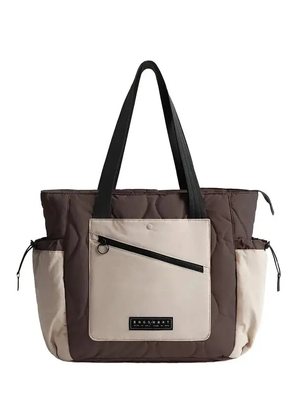 BAGSMART Paz Laptop Tote Bag - Umber