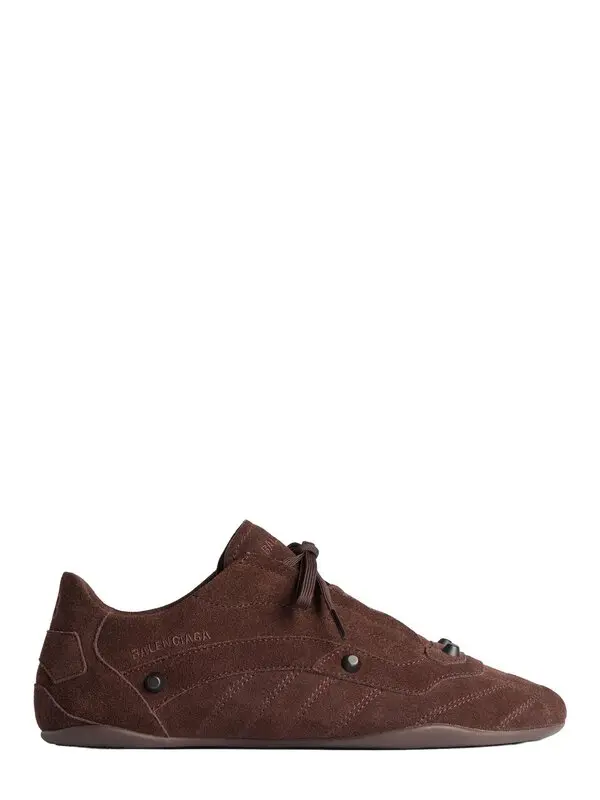 Balenciaga Suede City Sneaker - Brown