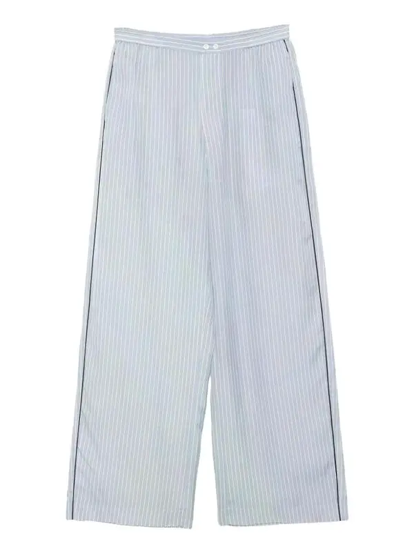 JNBY Striped Wide-leg Trousers - Blue